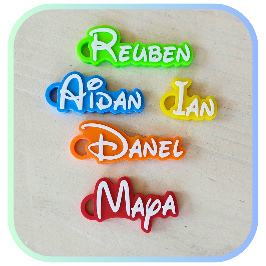 Iconic Font Keychain - Famous Mouse – 3D Queen
