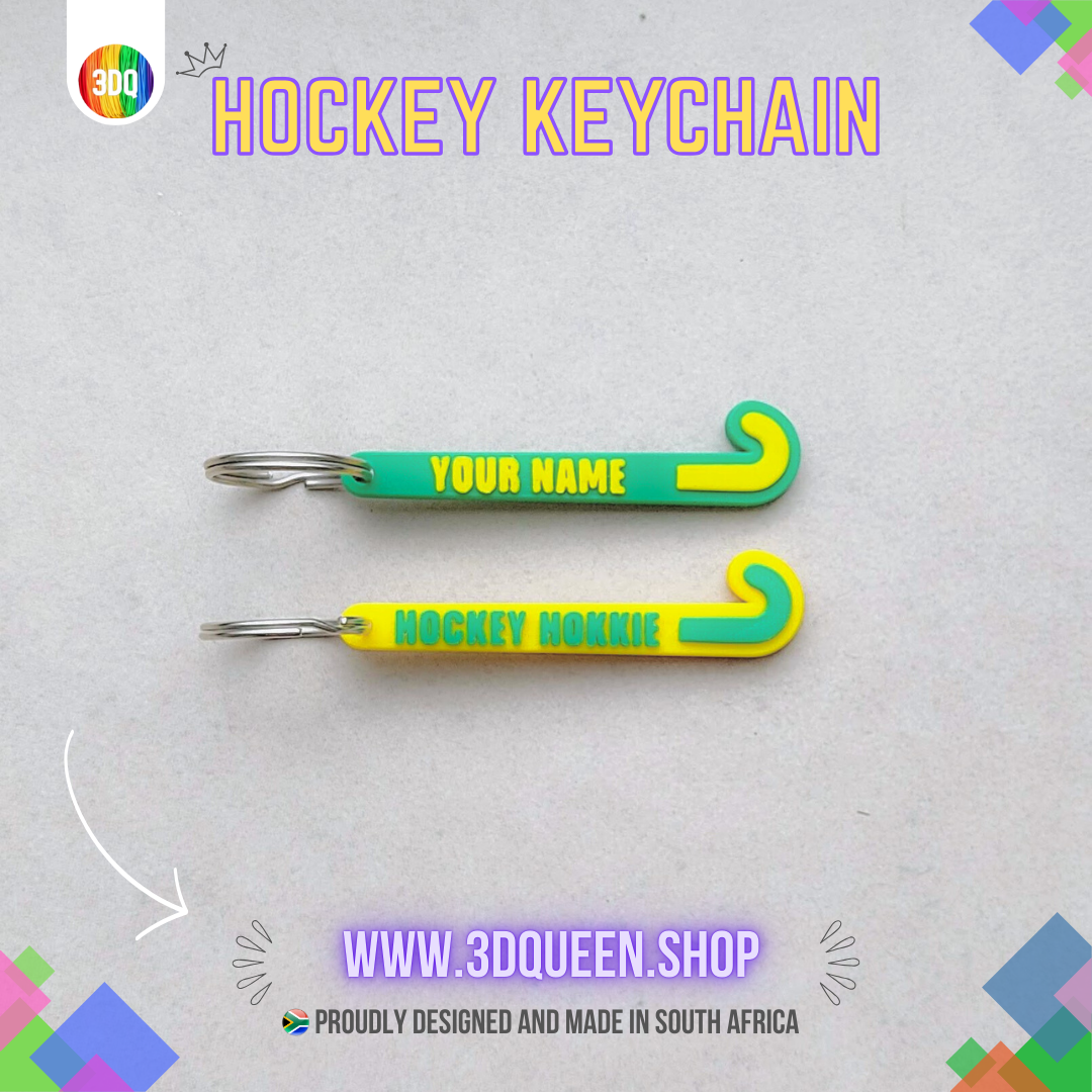Sport Keychain - Hockey – 3D Queen