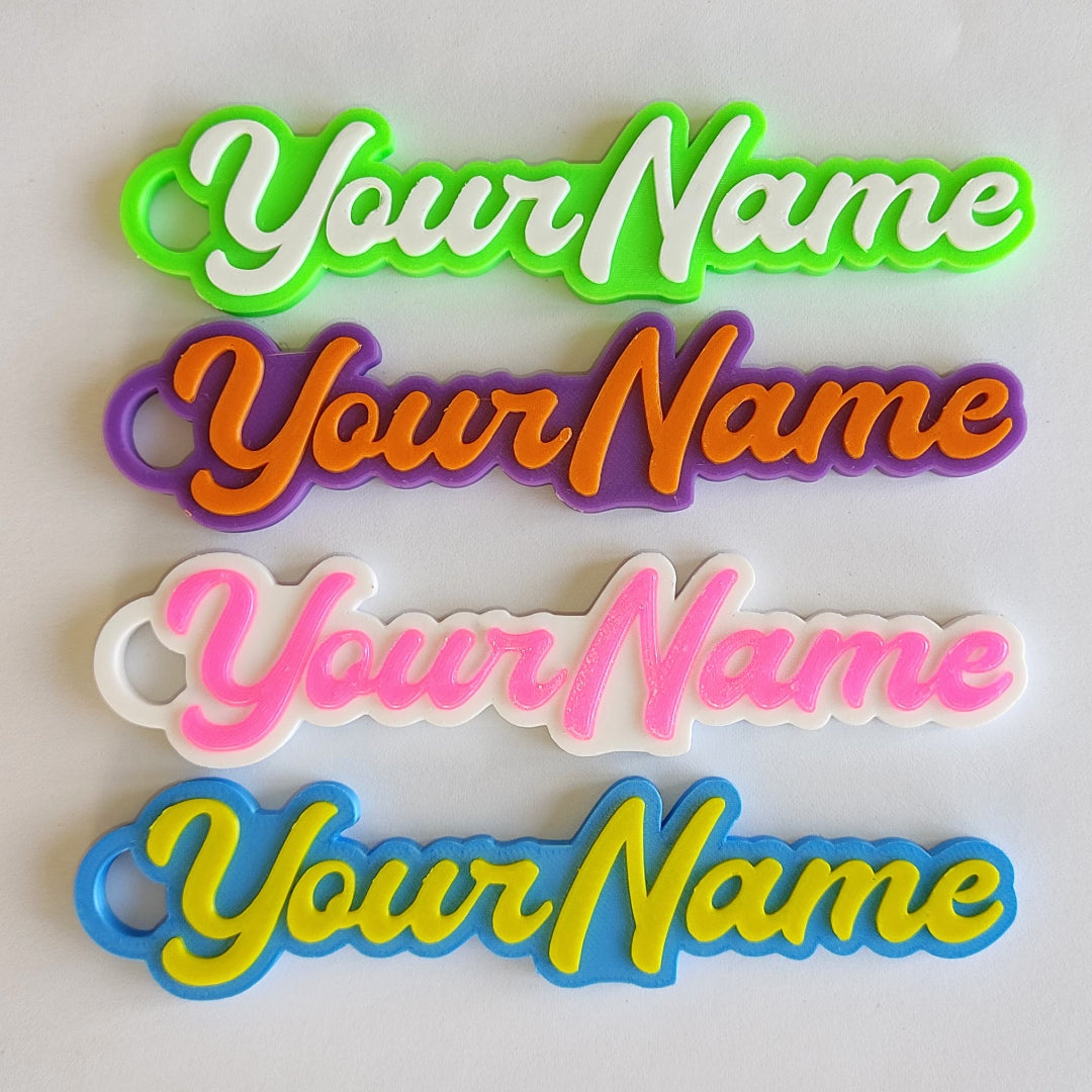 Custom Made Keychain (Two-tone) – 3D Queen